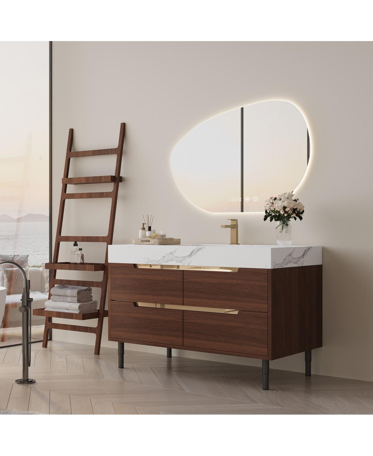 Click here for Sillysis 35.4" Modern Sintered Stone Bathroom... prices