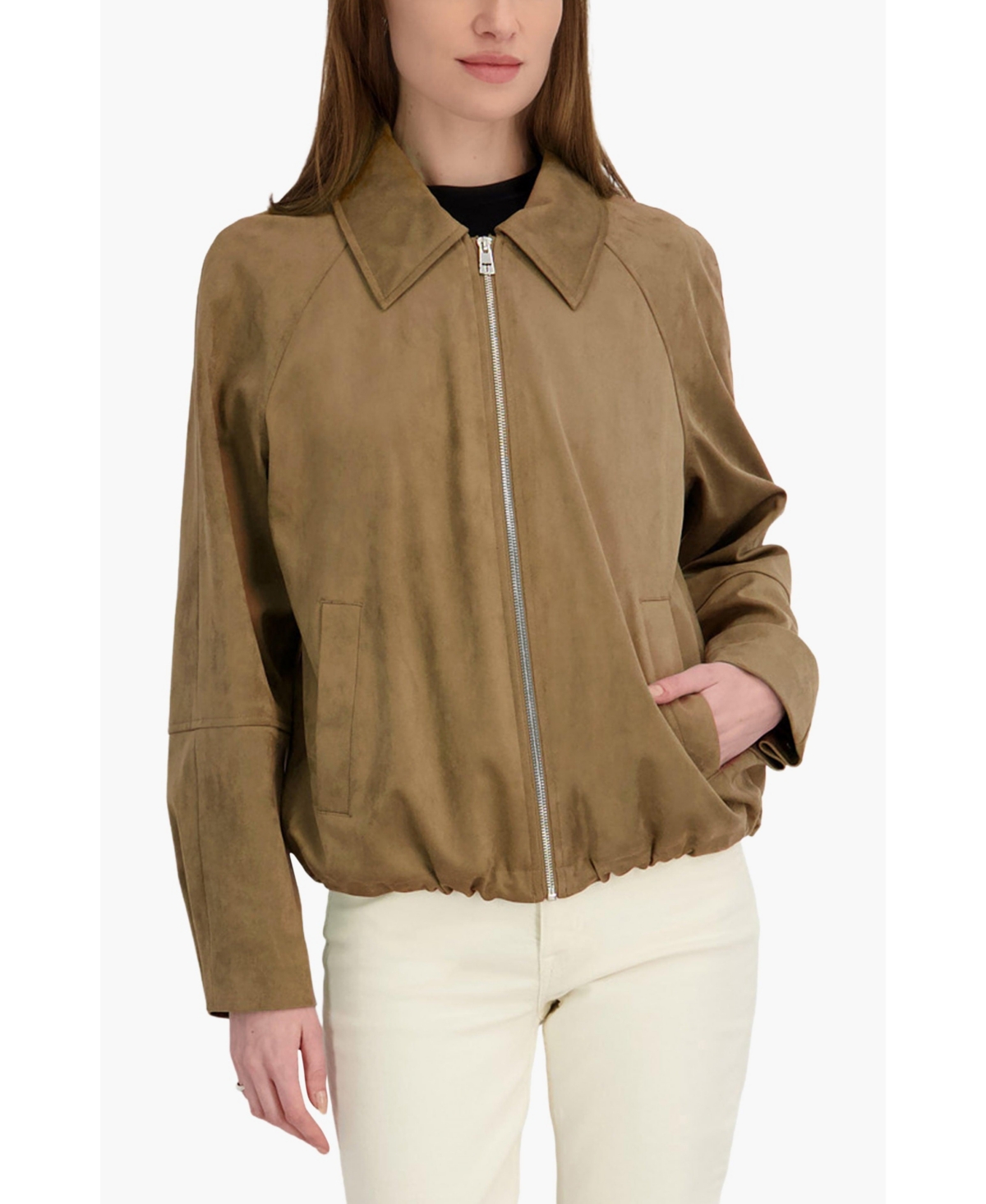 Click here for Tahari Womens Kora Jacket - Dune prices