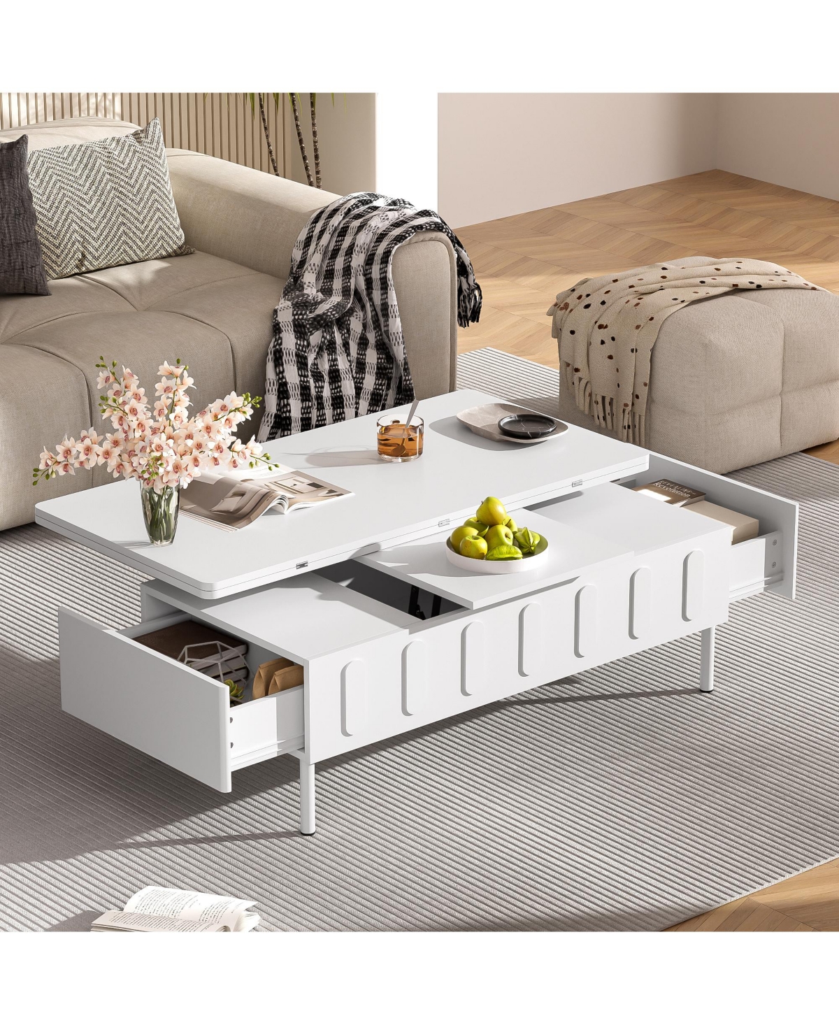Click here for Rainsken Lift-Top Coffee Table  Multi-Functional C... prices