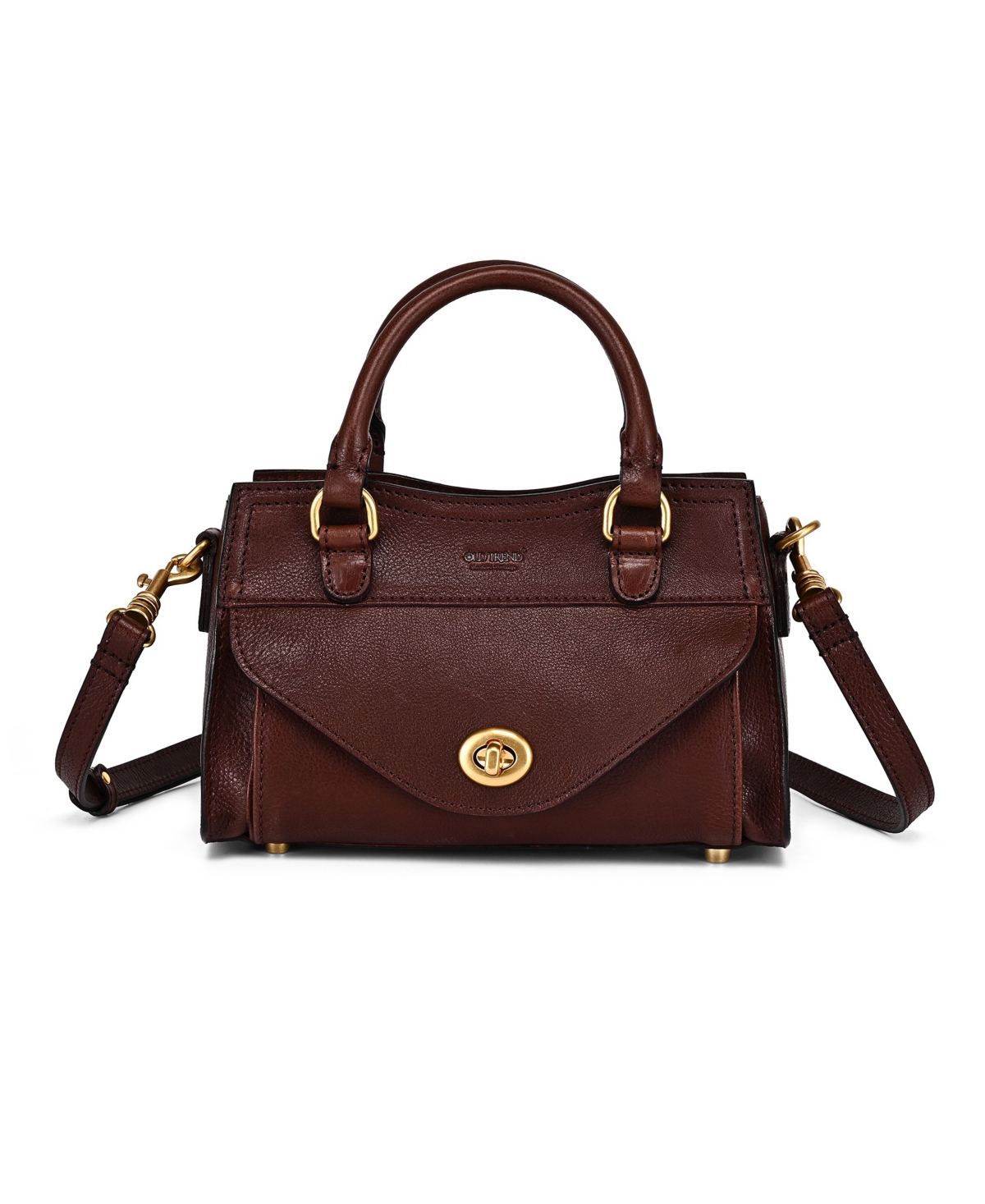 Click here for Old Trend Lockwood Small Satchel Bag - Coffee Brow... prices