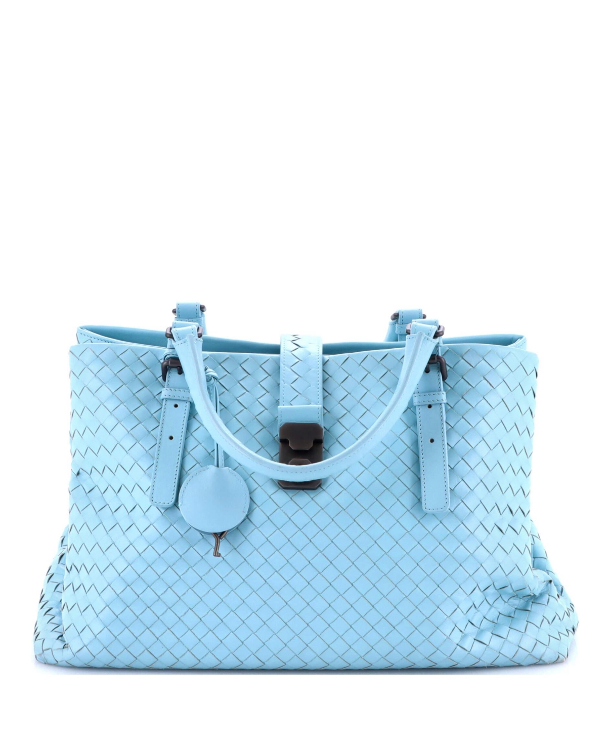 Click here for Pre-Owned Bottega Veneta Medium Roma Bag Intreccia... prices
