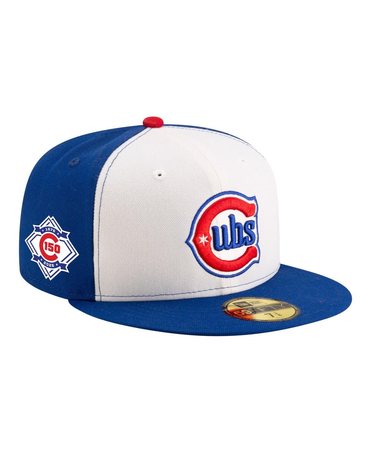 Click here for New Era Mens White/Royal Chicago Cubs 150th Annive... prices