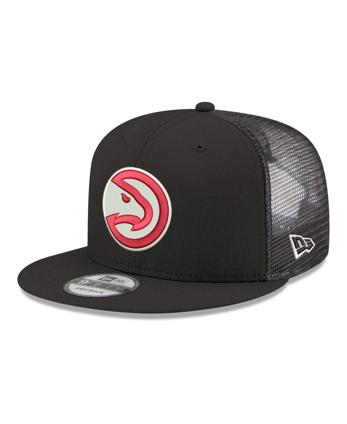 Click here for New Era Mens Black Atlanta Hawks Core Logo Meshbac... prices