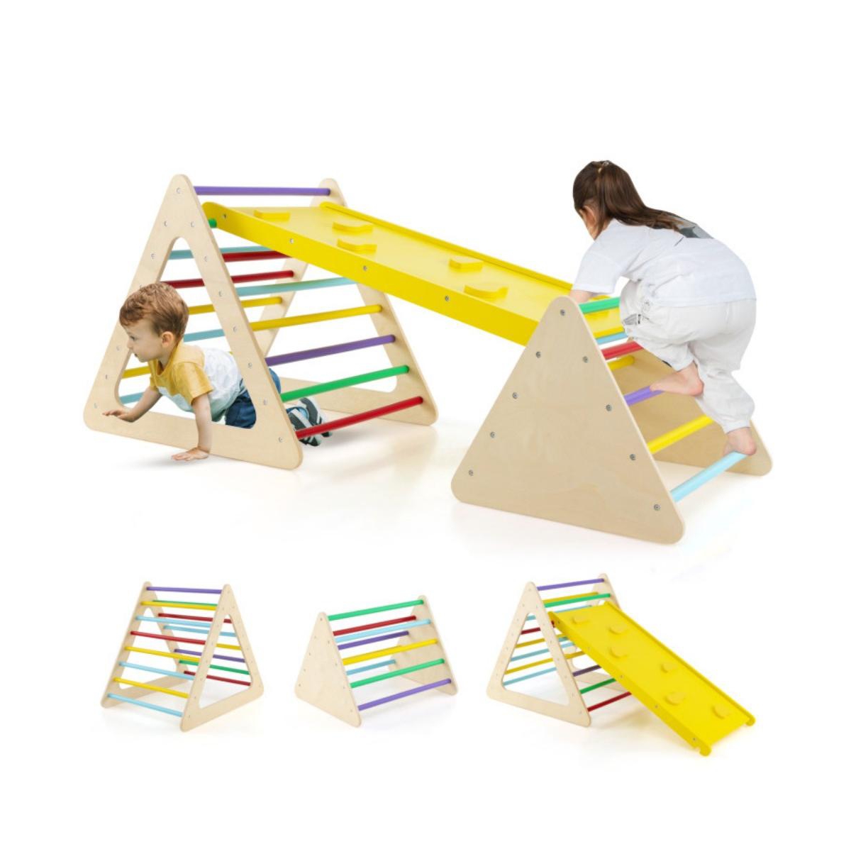 Click here for Hongge 3 Piece Toddler Triangle Set Montessori wit... prices