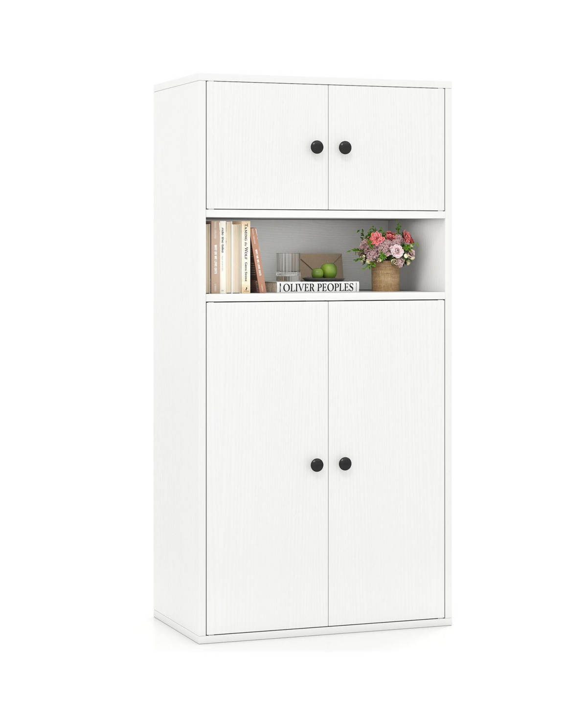 Click here for Slickblue Tall 44" Bookcase with Storage Door... prices