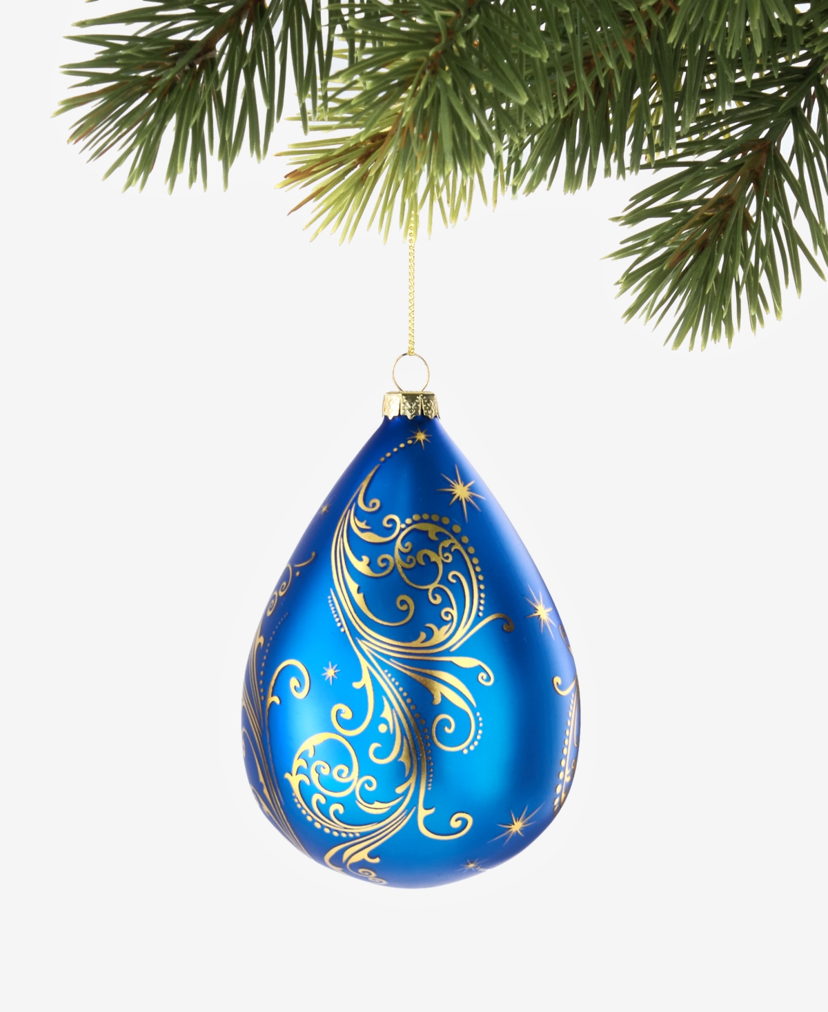 Click here for Holiday Lane Celestial Gems Oval Shape Ball With S... prices