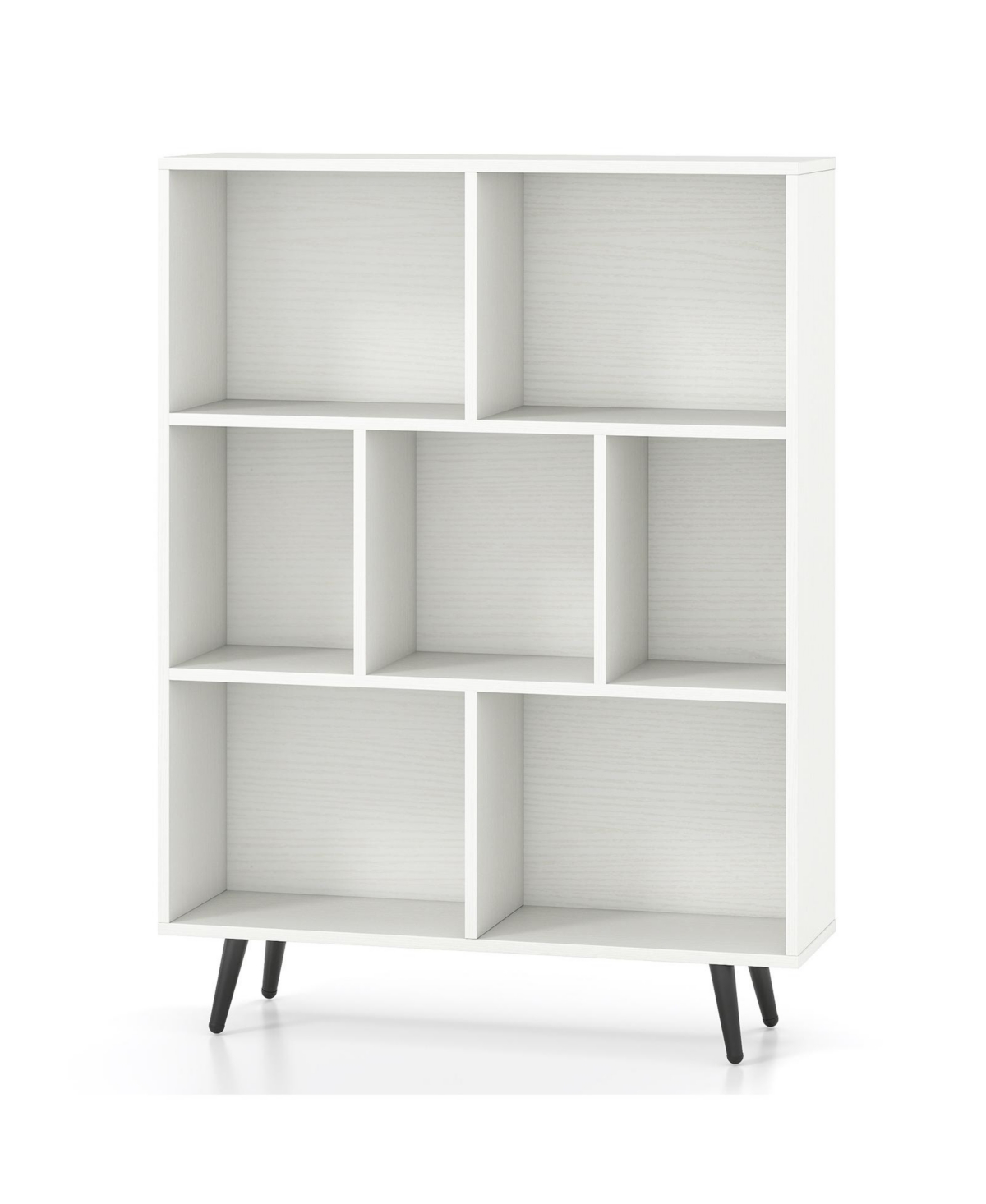 Click here for Slickblue 7-Cube Organizer Bookcase with Sturdy Me... prices