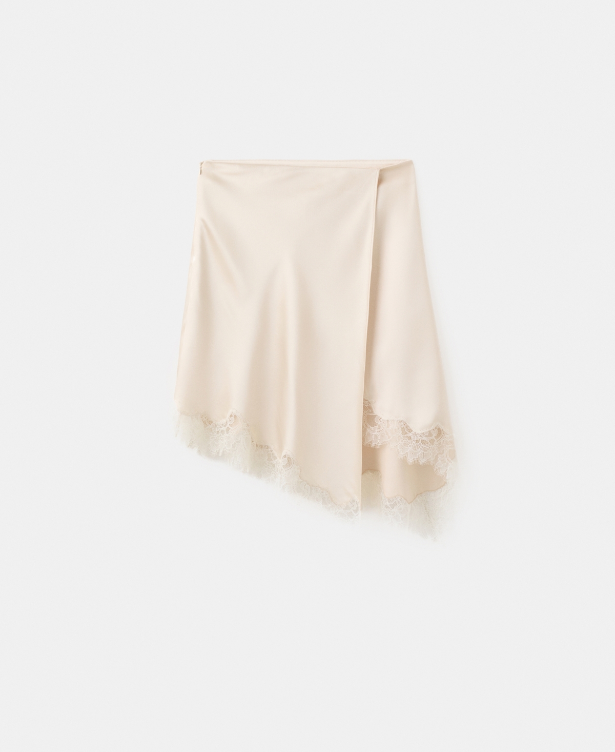 Click here for Mango Womens Lingerie Wrap Slit Skirt - Beige prices