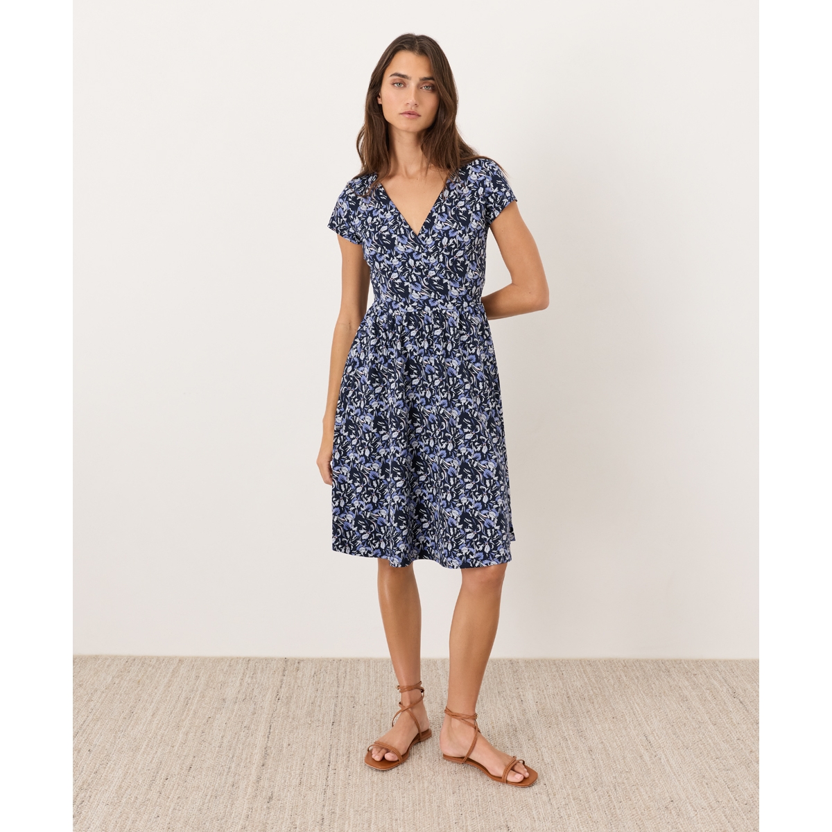 Click here for Pact Womens Organic Cotton Fit & Flare Crossover D... prices