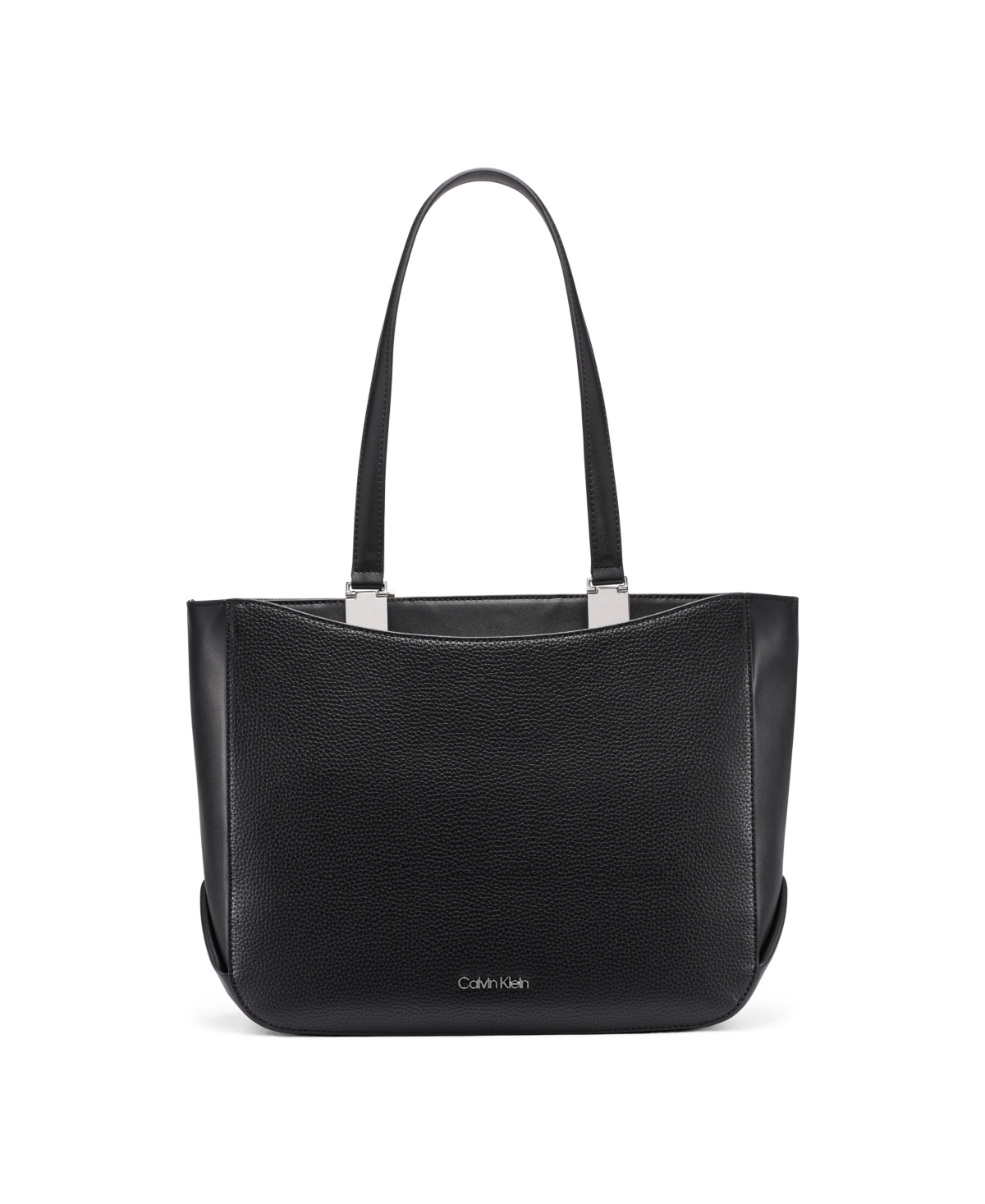 Click here for Calvin Klein Akari Large Tote Bag - Black/Silver prices