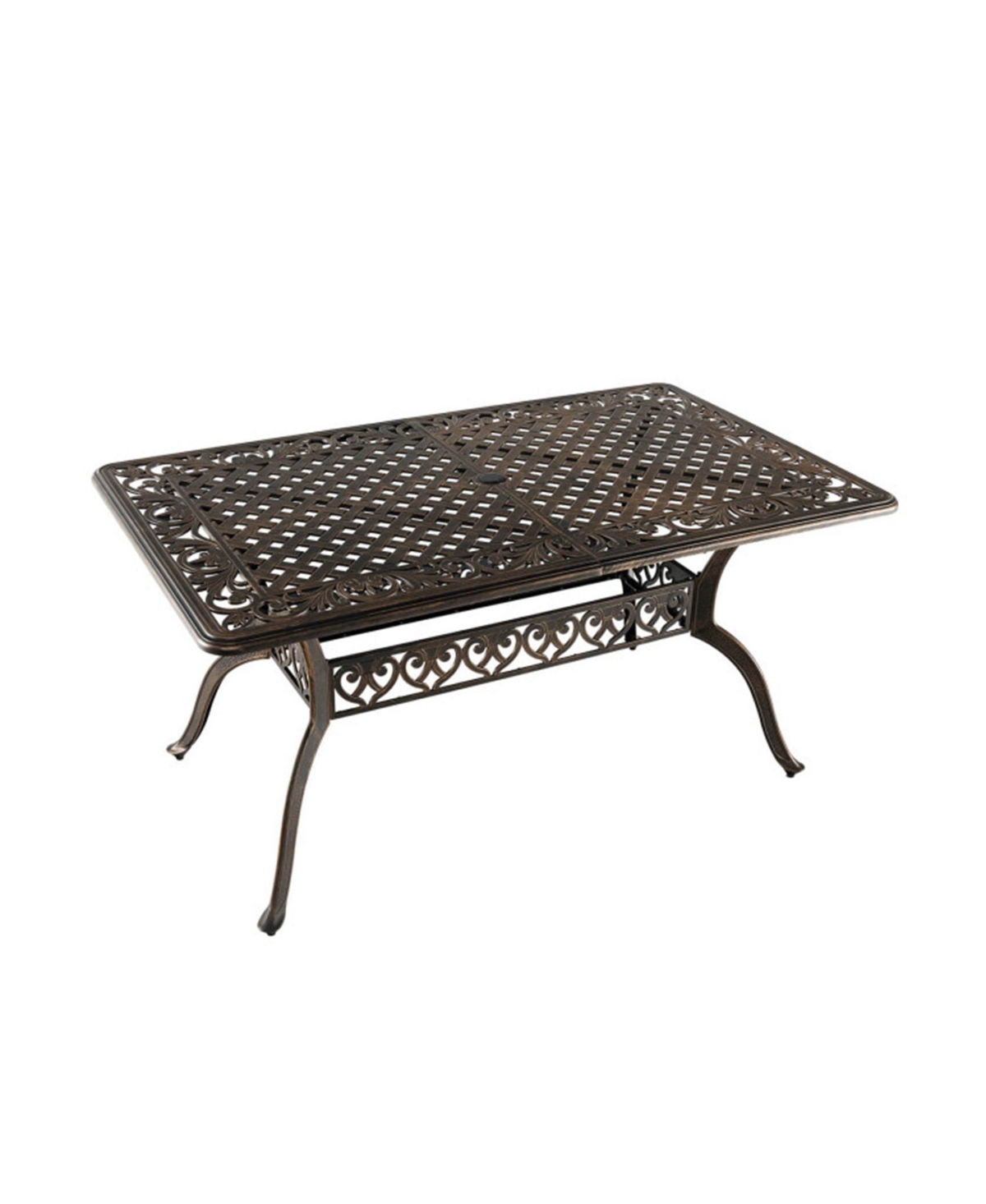 Click here for Clihome 59" Cast Aluminum Patio Dining Table... prices