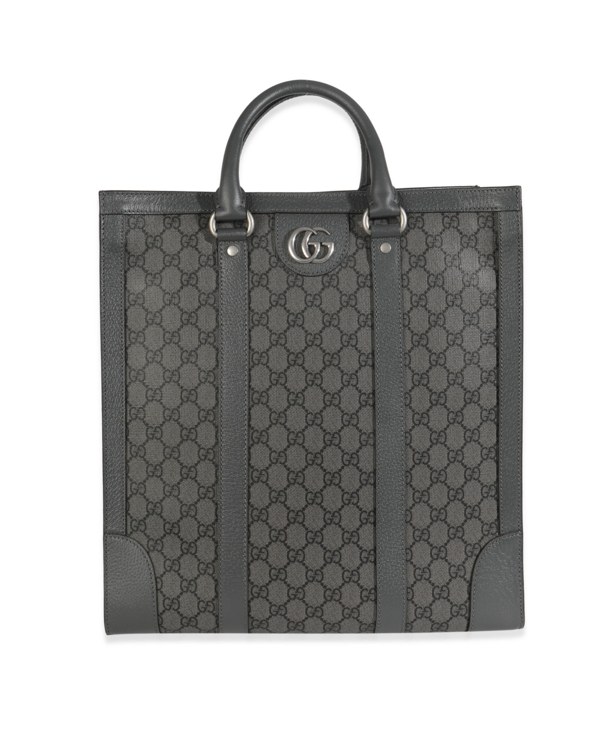 Click here for Pre-Owned Gucci Grey Black Gg Coated Canvas Ophidi... prices