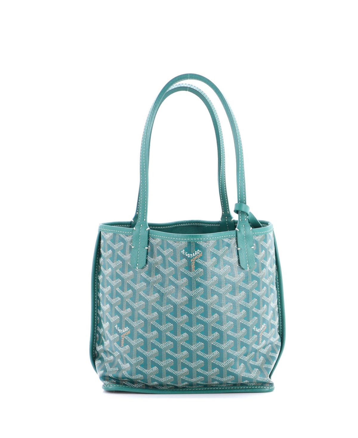 Click here for Pre-Owned Goyard Mini Anjou Reversible Tote Coated... prices
