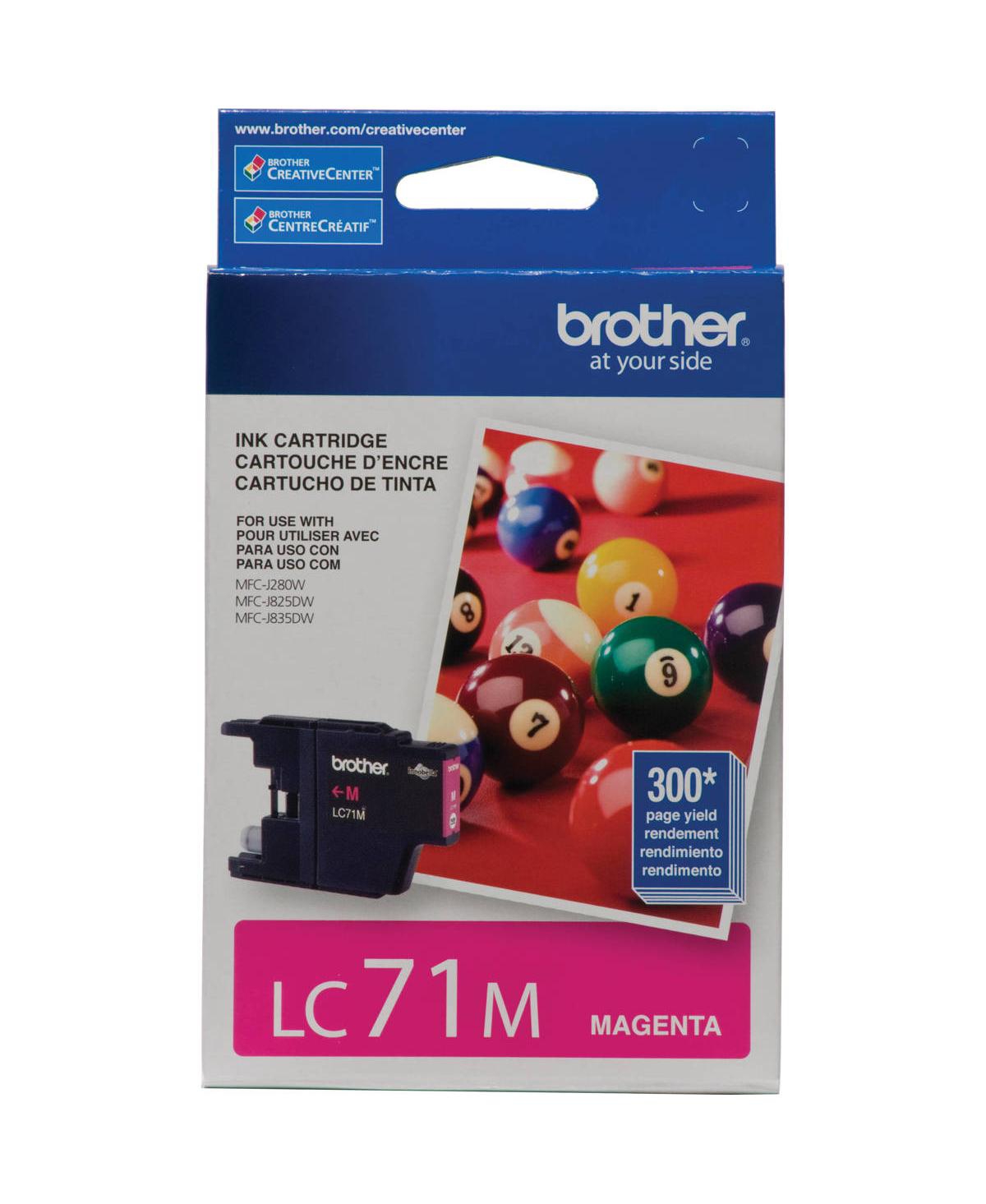 Brother LC71 Innobella Standard Yield Magenta Ink Cartridge  300 pages Yield - Magenta