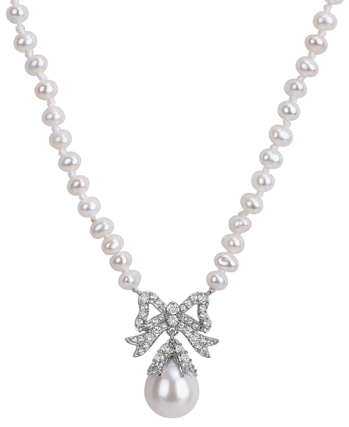 Click here for Macys Cultured Freshwater Pearl & White Topaz (3/4... prices