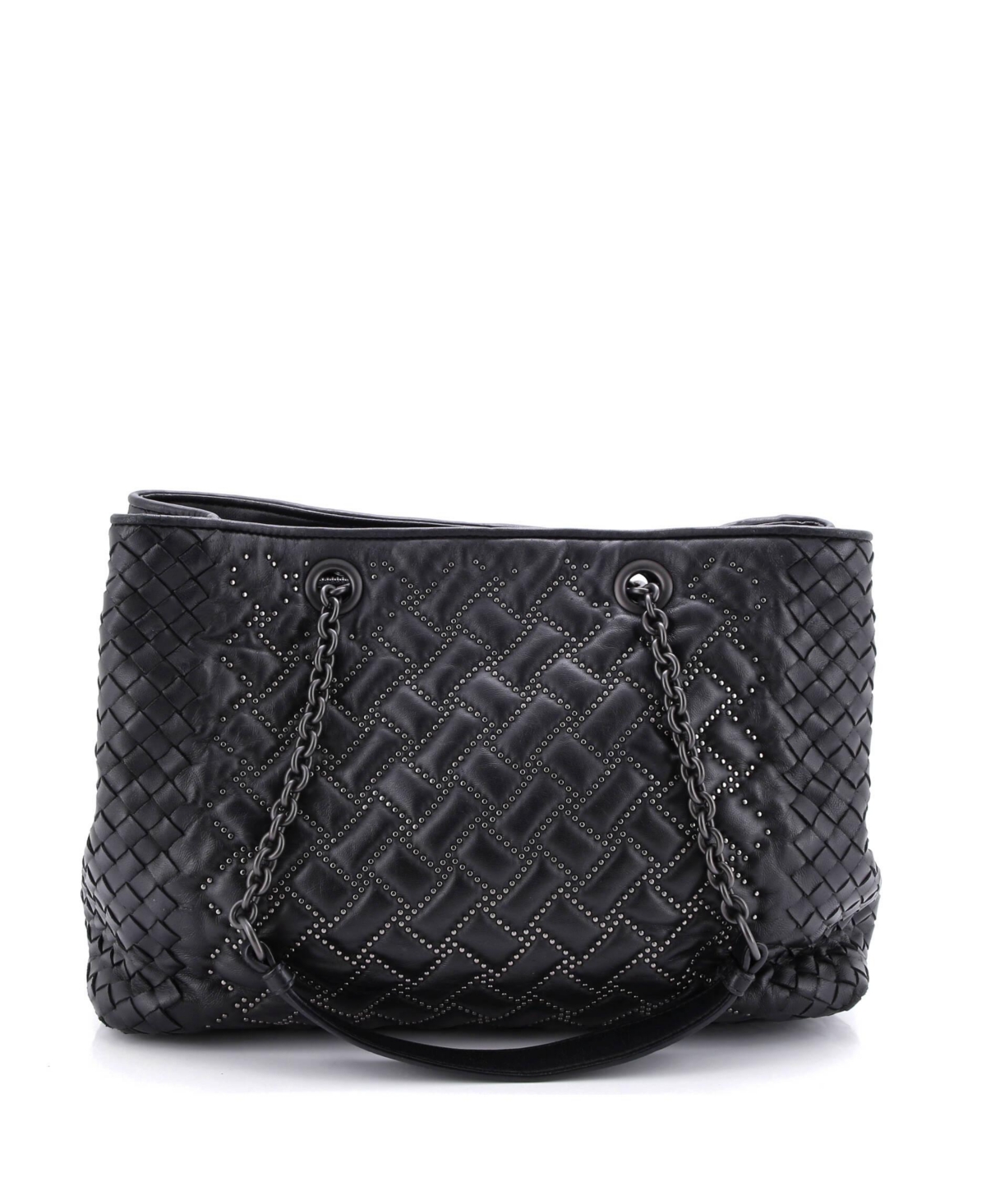 Click here for Pre-Owned Bottega Veneta Medium Double Chain Tote... prices