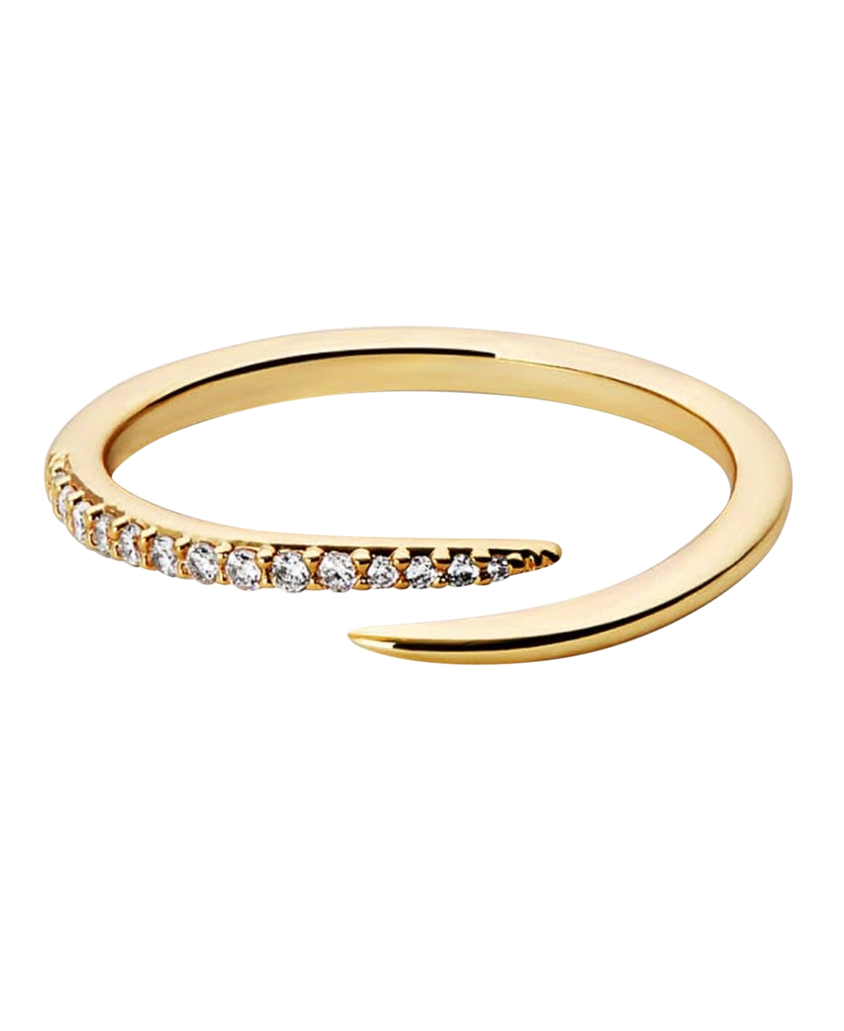 Click here for Ana Luisa Cubic Zirconia Oren Claw Ring - Gold prices
