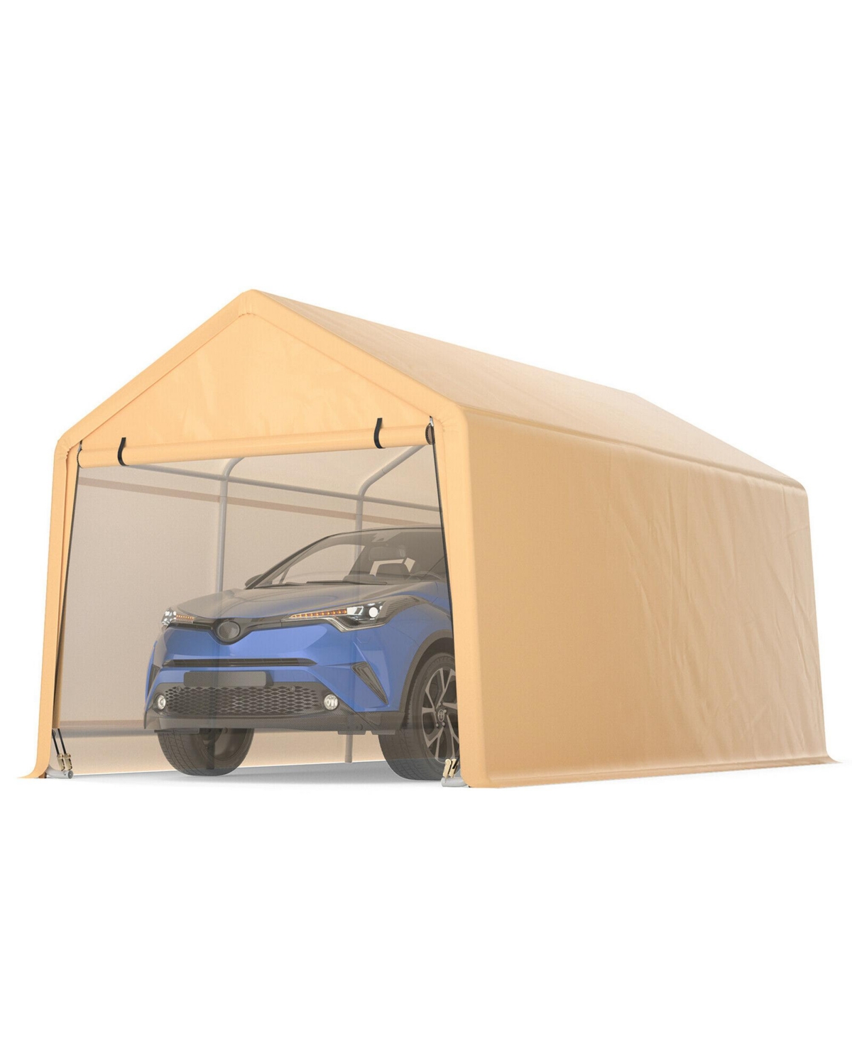 Click here for Gymax 9x17 ft Heavy Duty Carport Canopy Pe Car Ten... prices