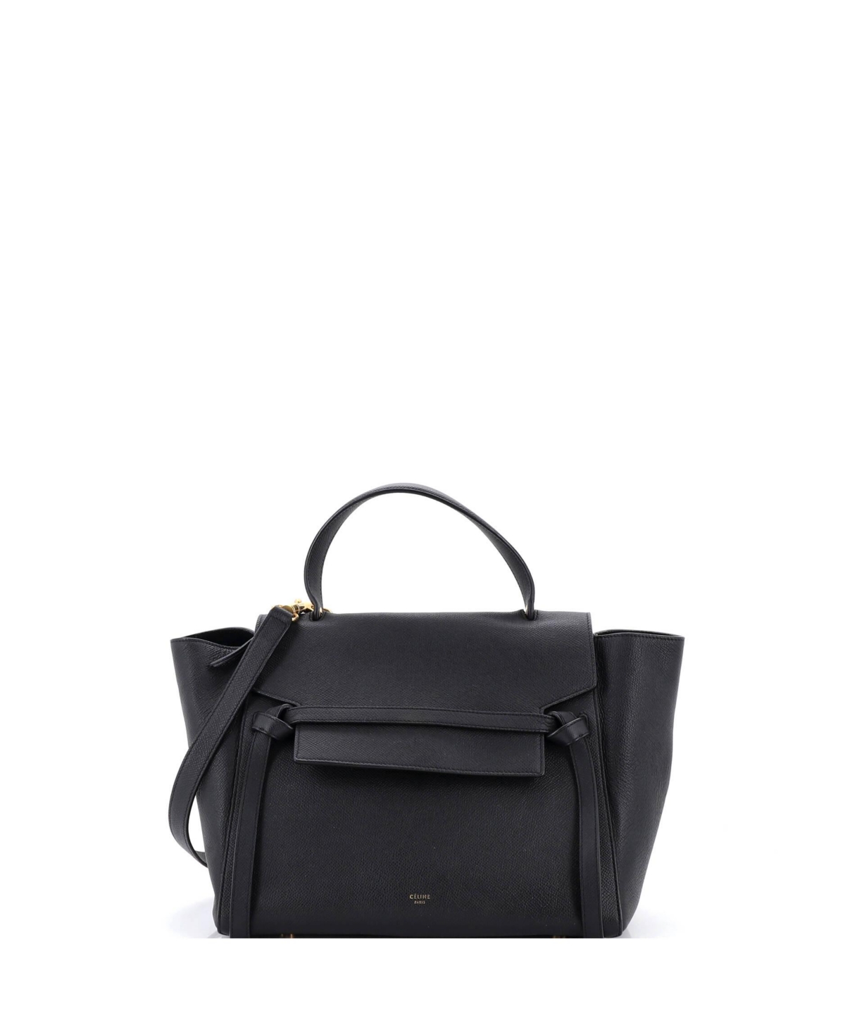 Click here for Pre-Owned Celine Mini Belt Bag Textured Leather -... prices