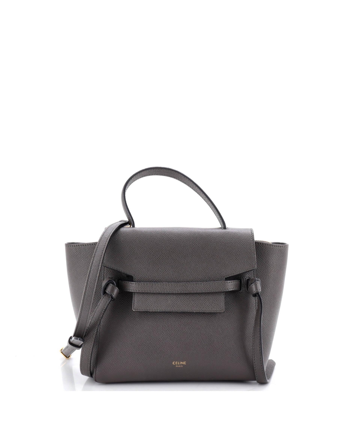 Click here for Pre-Owned Celine Nano Belt Bag Textured Leather -... prices