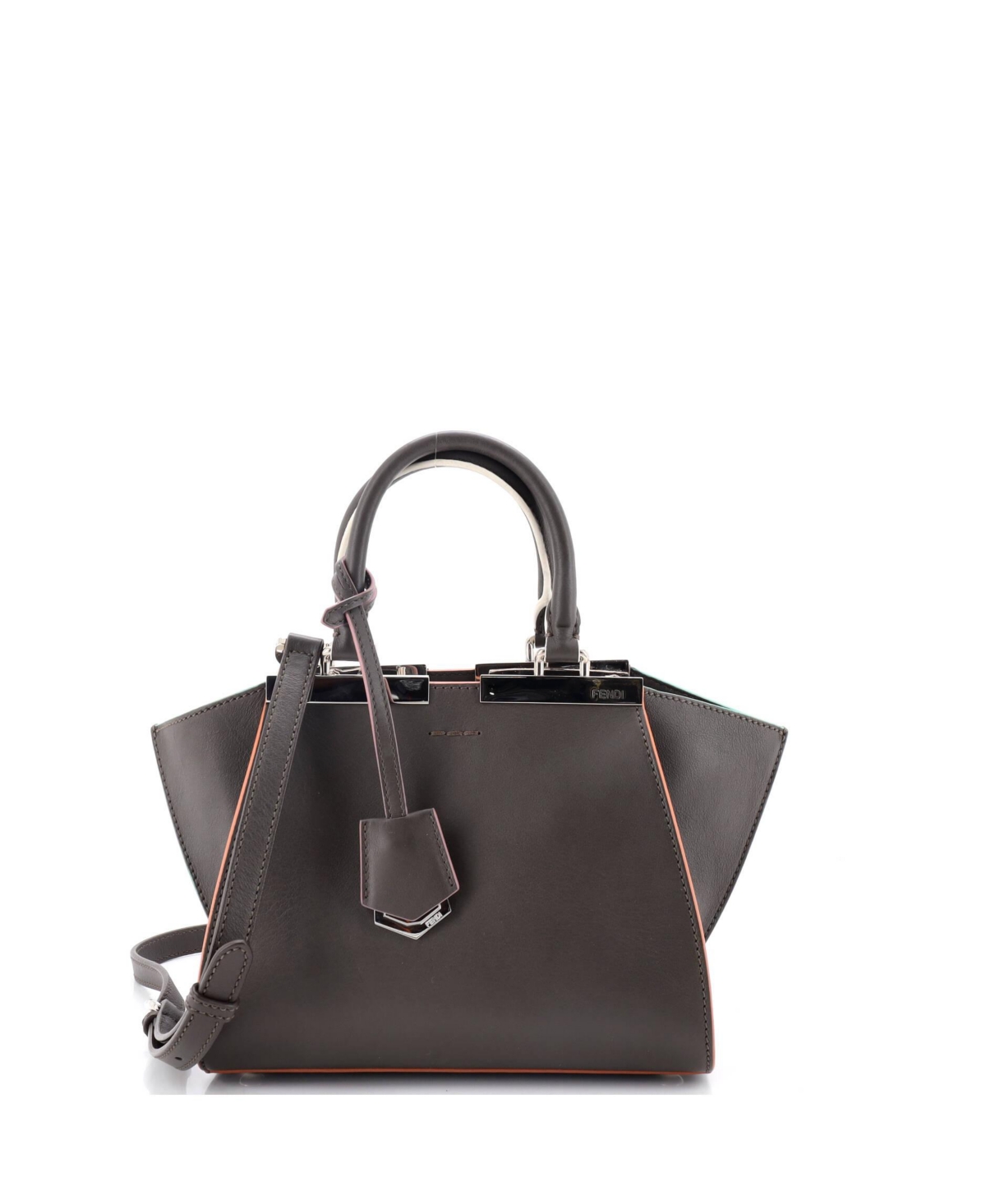 Click here for Pre-Owned Fendi Mini 3Jours Bag Leather - Brown prices