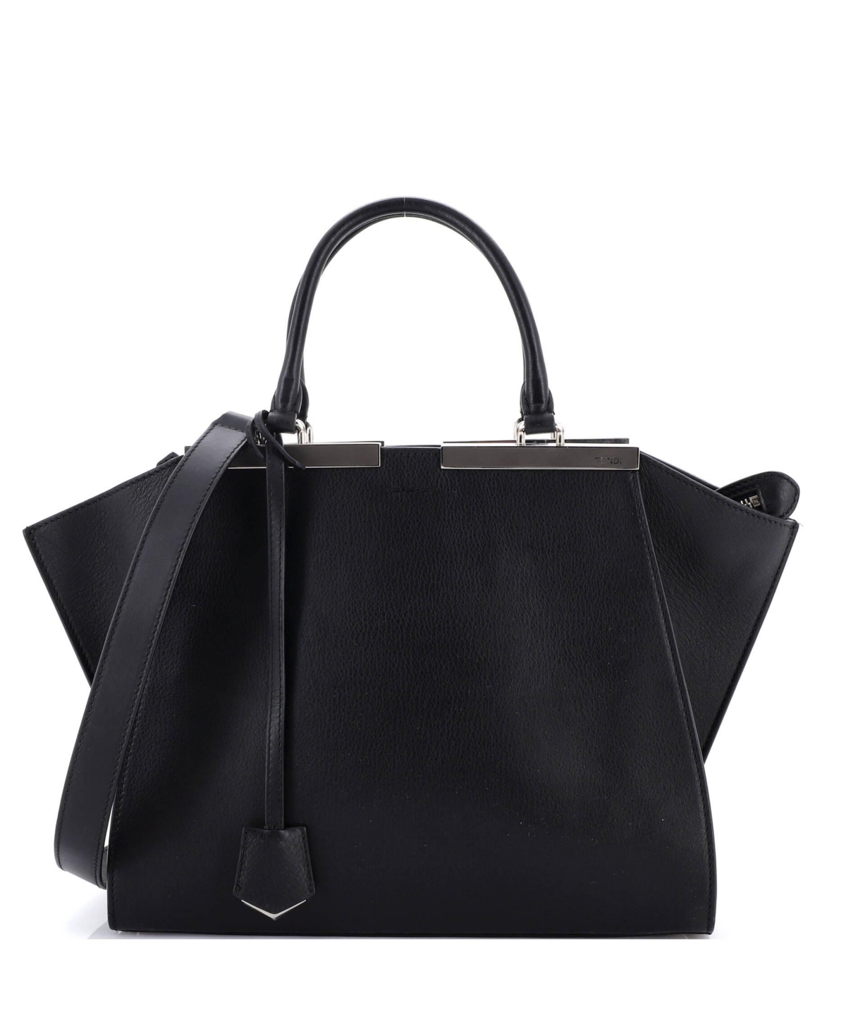 Click here for Pre-Owned Fendi Petite 3Jours Bag Leather - Black prices