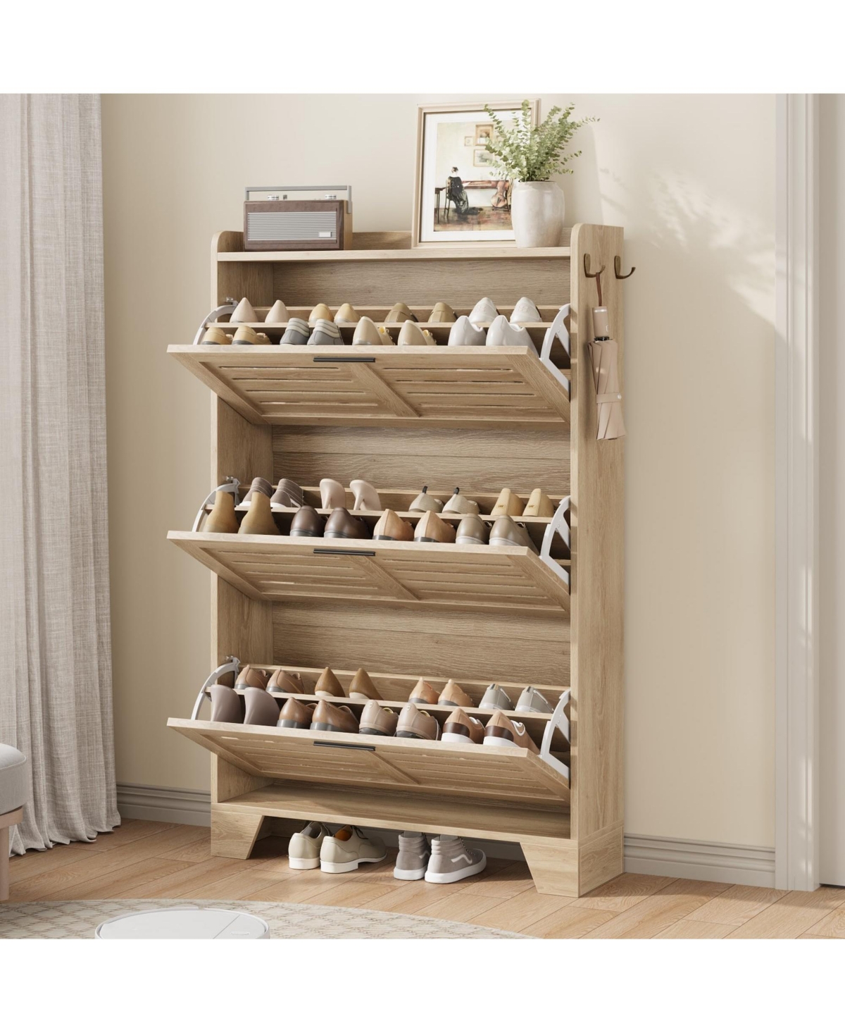 Click here for Homfan Shoe Cabinet Storage for Entryway  Narrow S... prices