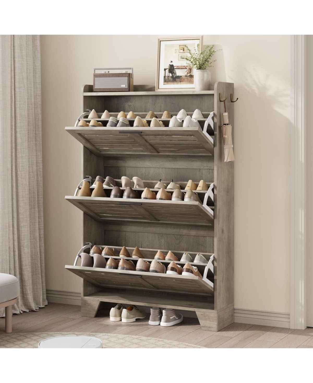 Click here for Homfan Shoe Cabinet Storage for Entryway  Narrow S... prices