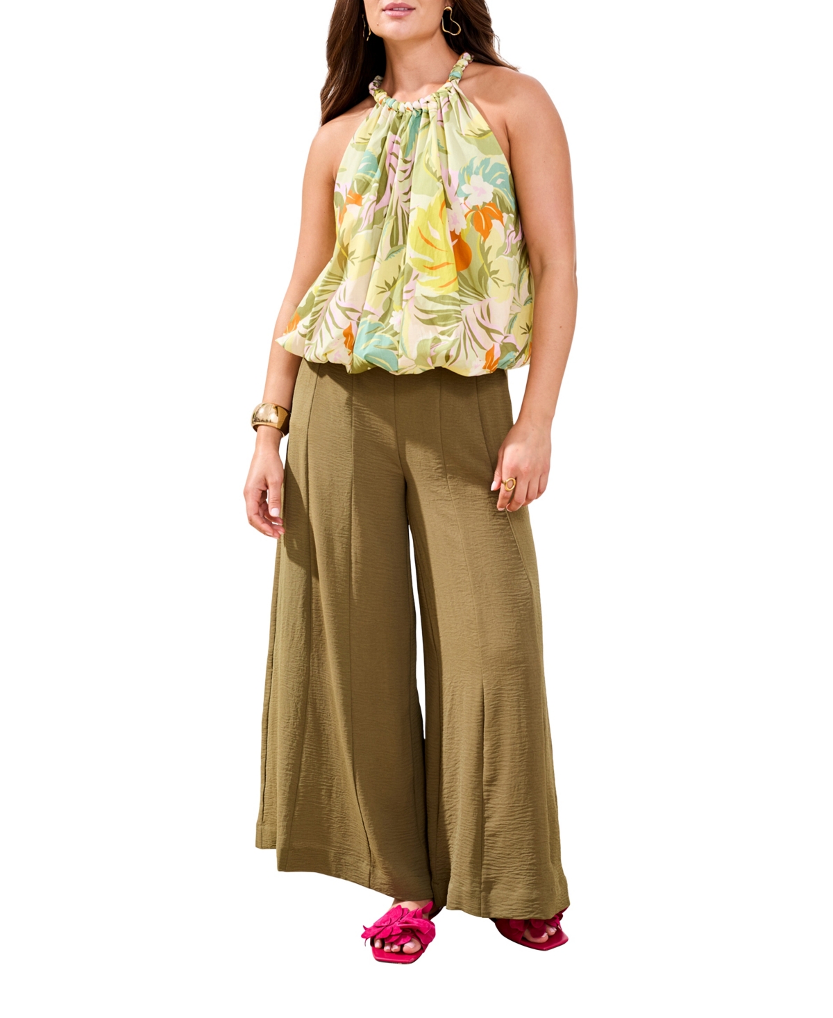 Click here for Tribal Womens Sleeveless Balloon Hem Top - Kiwizes... prices