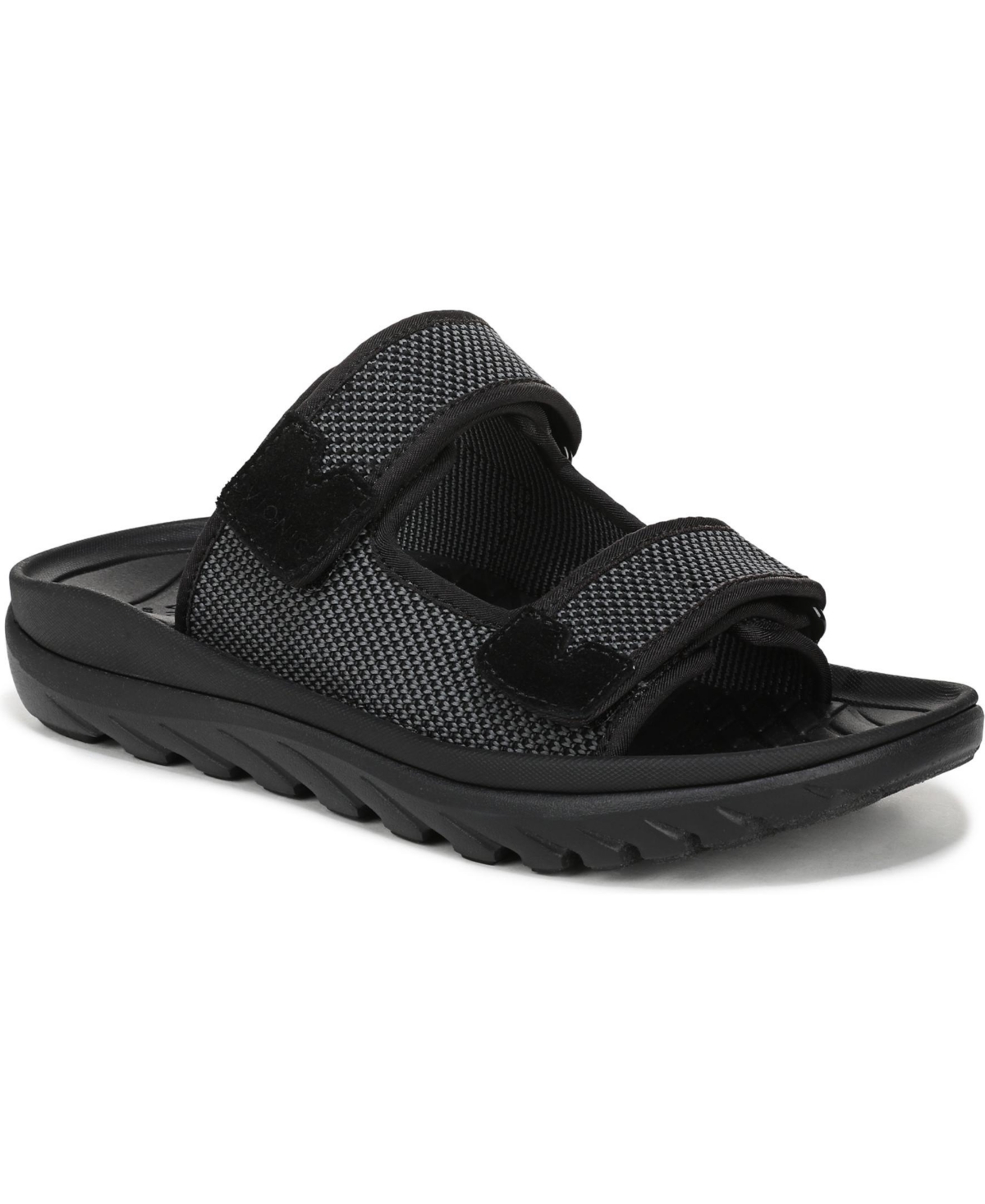 Click here for Vionic Womens Hope Rx Recovery Sandals - Black kni... prices