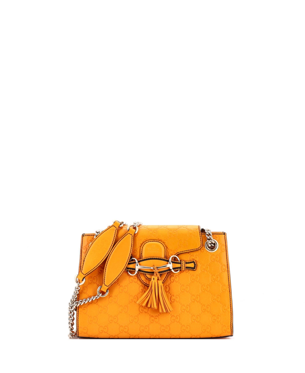 Click here for Pre-Owned Gucci Small Emily Chain Flap Shoulder Ba... prices