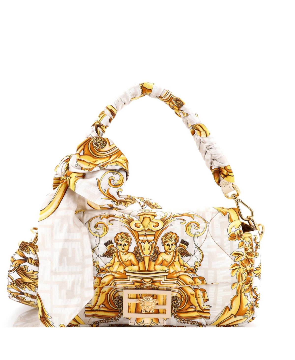 Click here for Pre-Owned Fendi Medium x Versace Fendace Baguette... prices