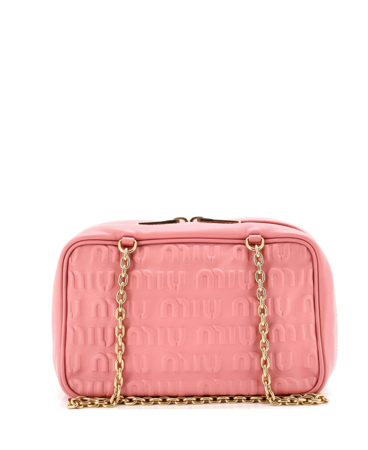 Click here for Pre-Owned Miu Miu Medium Softy Chain Camera Bag Lo... prices