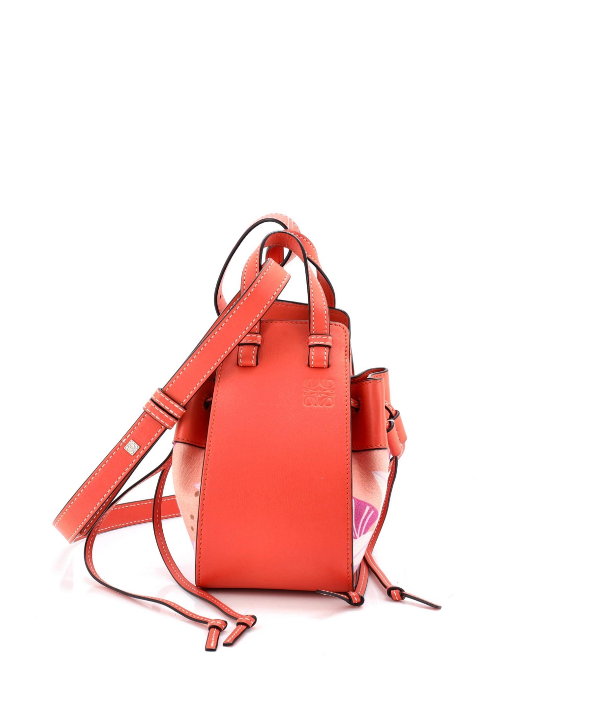 Click here for Pre-Owned Loewe Mini Hammock Bag Leather and Print... prices