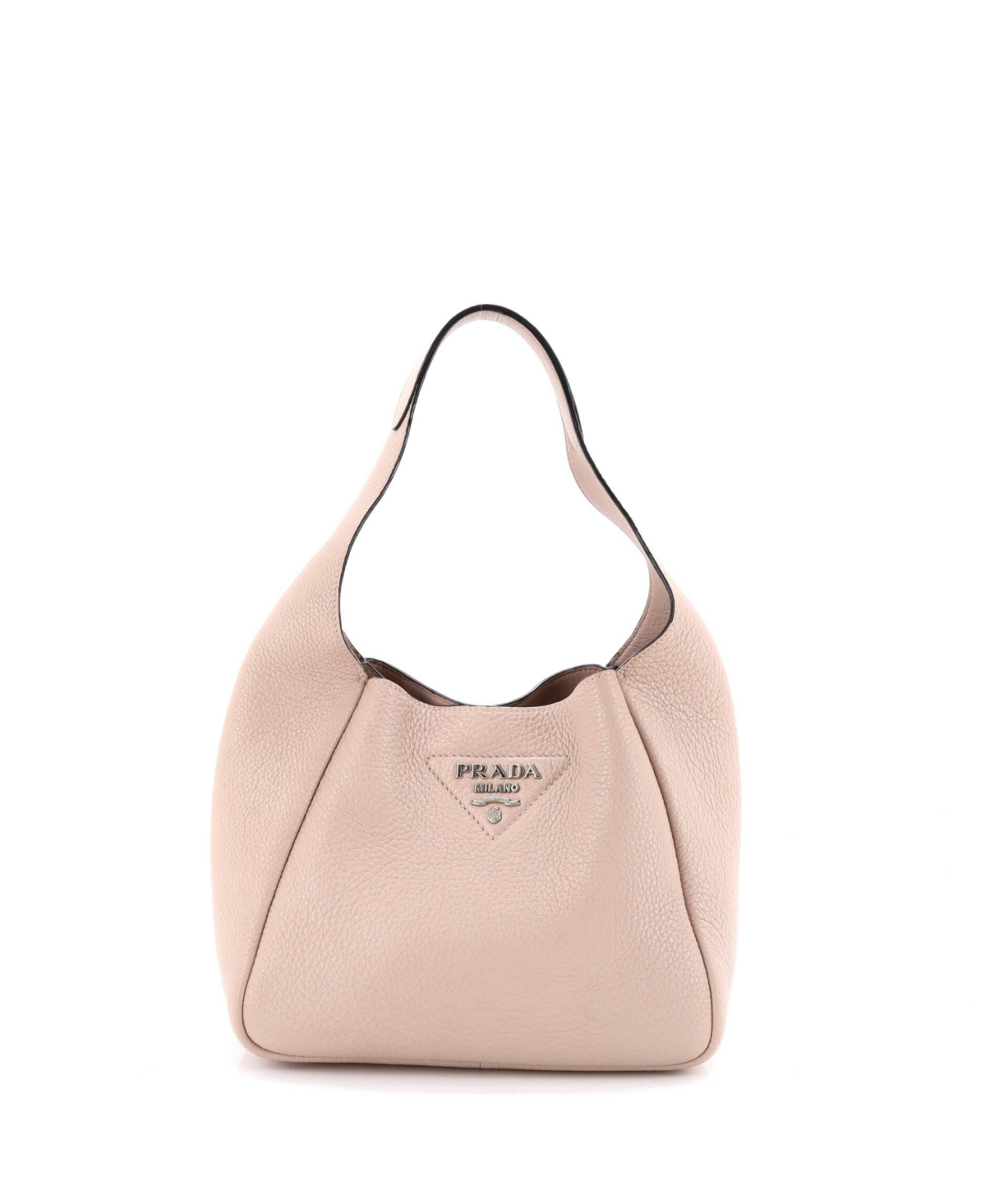 Click here for Pre-Owned Prada Small Dynamique Hobo Vitello Daino... prices