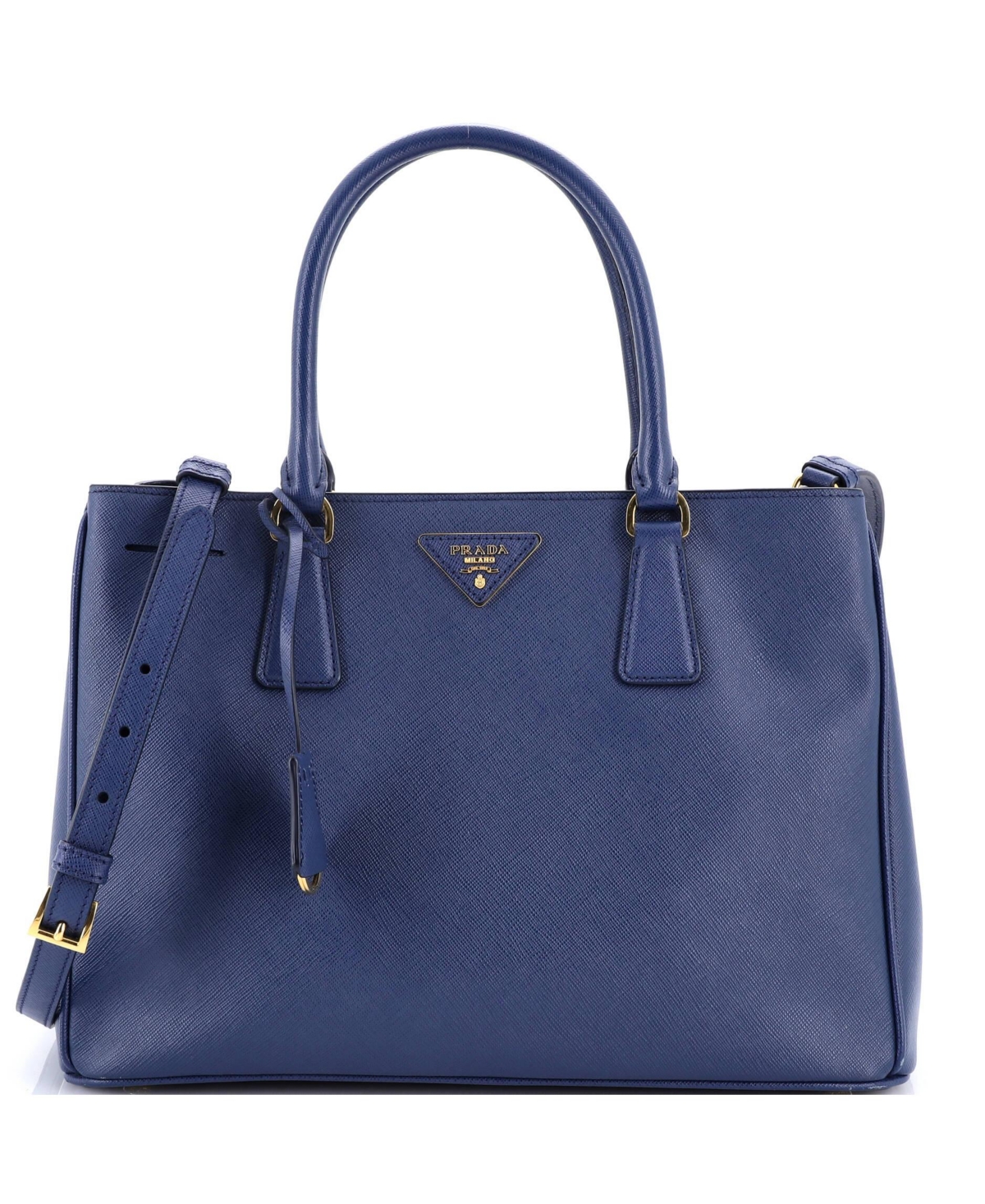 Click here for Pre-Owned Prada Medium Gardeners Tote Saffiano Lea... prices