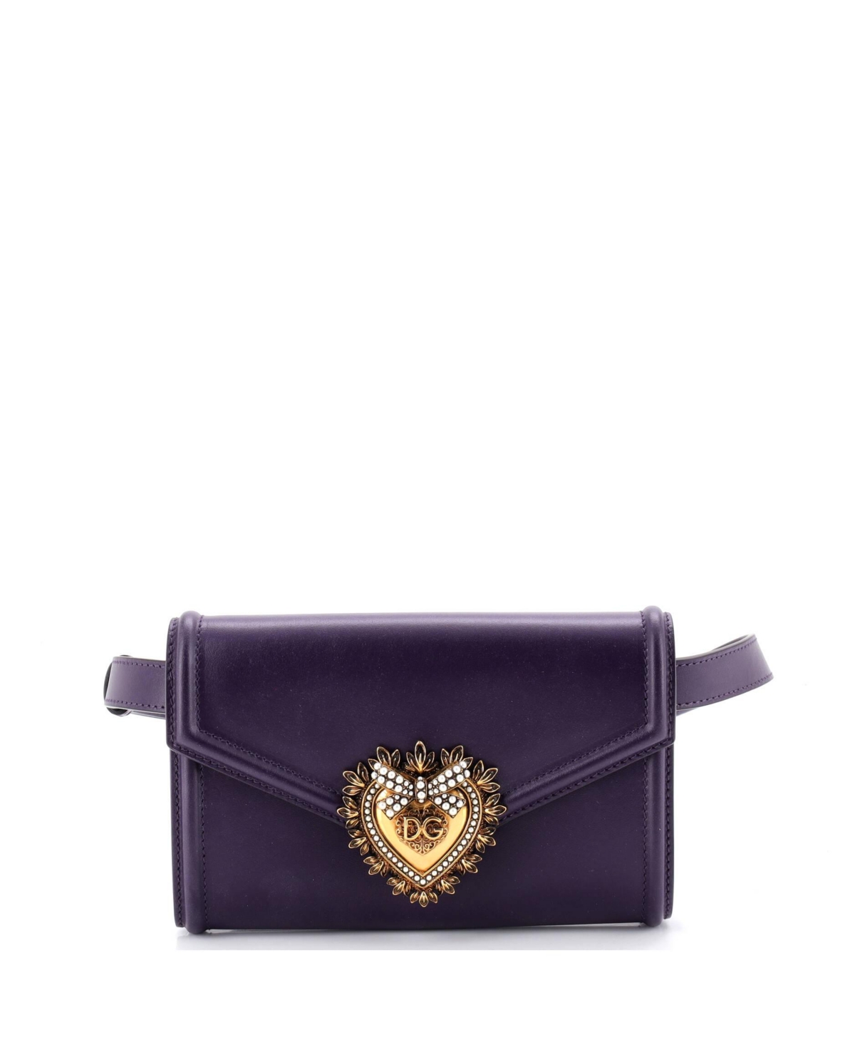 Click here for Pre-Owned Dolce and Gabbana Devotion Belt Bag Leat... prices