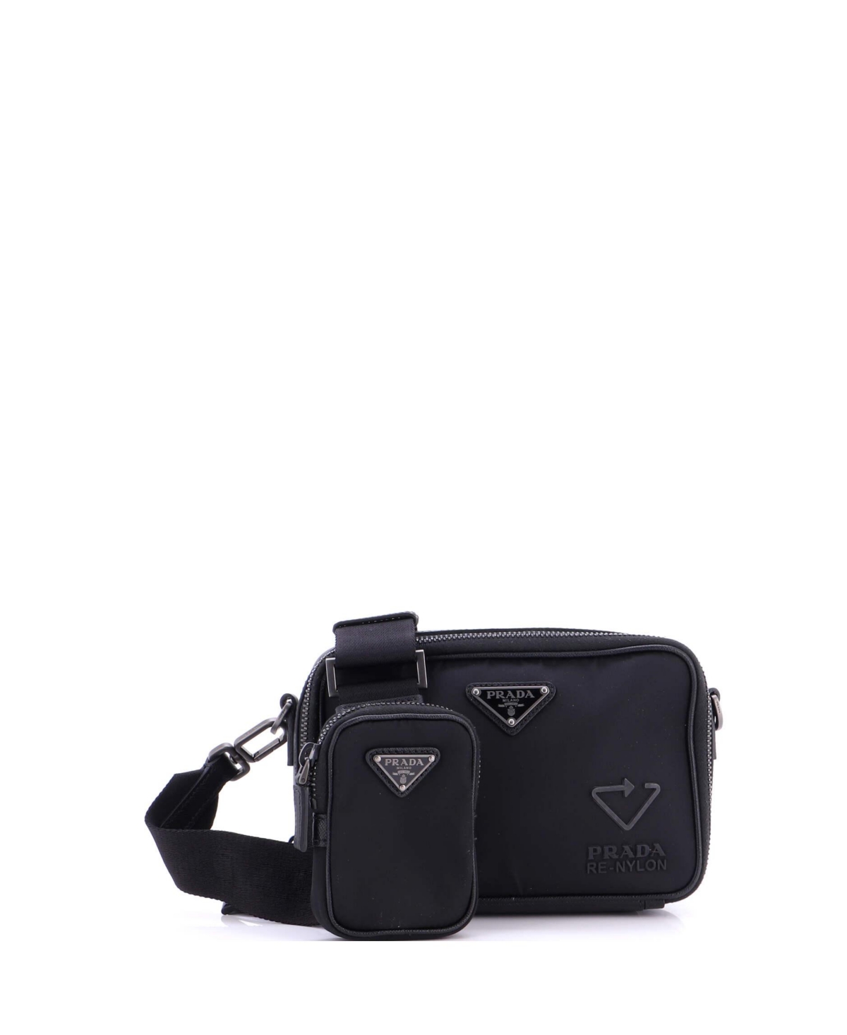 Click here for Pre-Owned Prada Small Brique Camera Crossbody Bag... prices