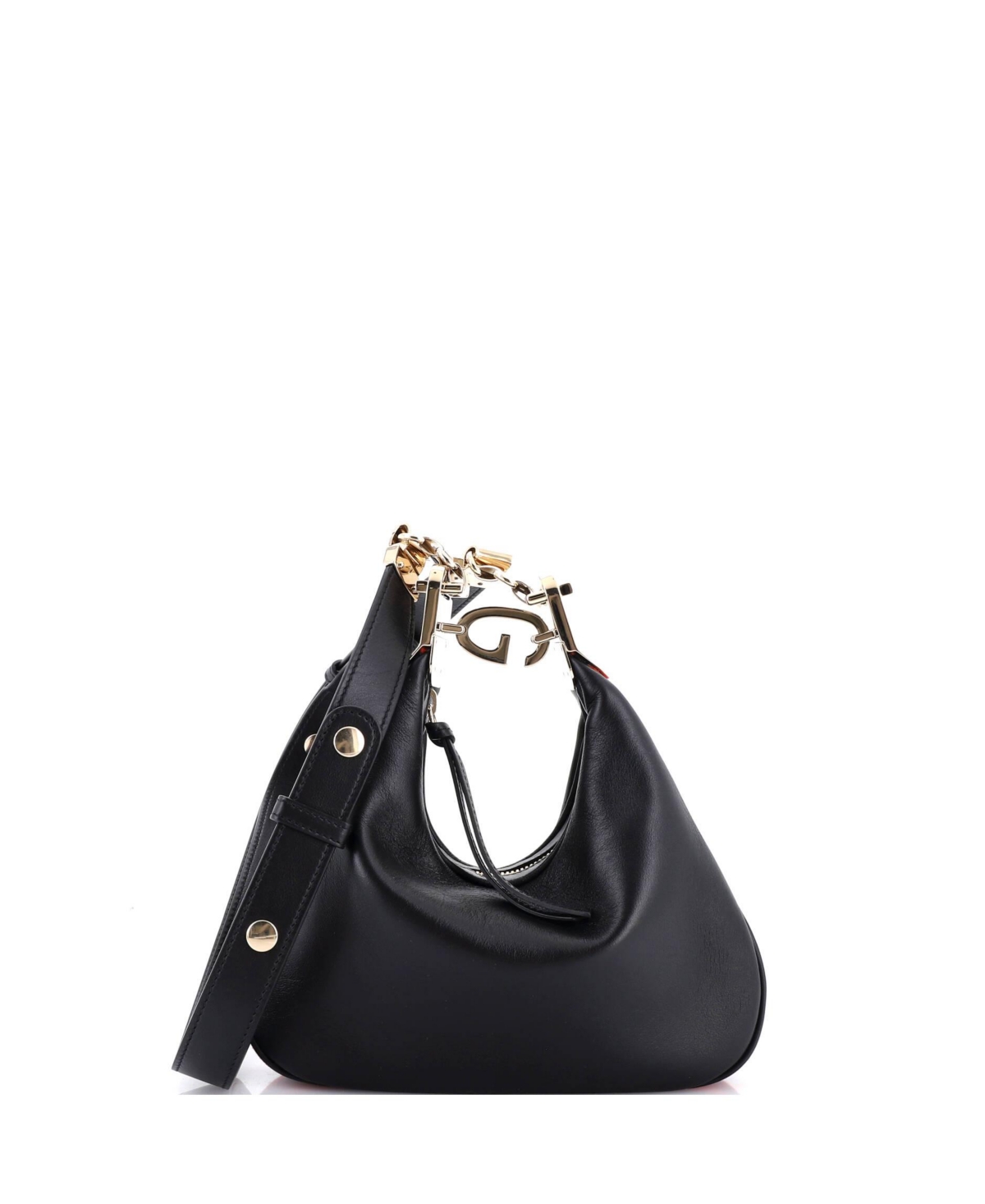 Click here for Pre-Owned Gucci Small Attache Shoulder Bag Leather... prices