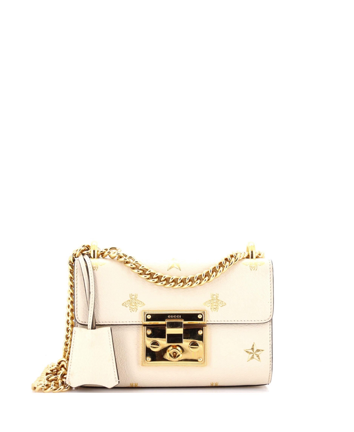 Click here for Pre-Owned Gucci Small Padlock Shoulder Bag Printed... prices