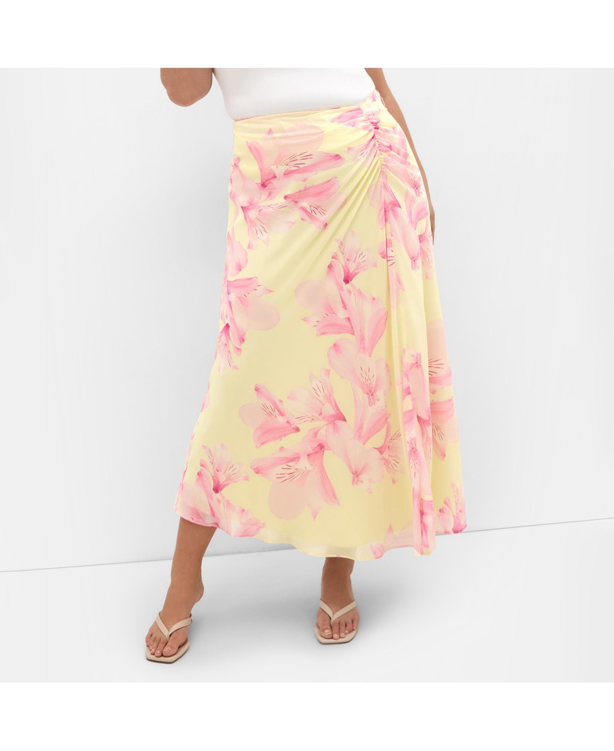Click here for City Chic Womens Soiree Print Maxi Skirt - Soiree... prices