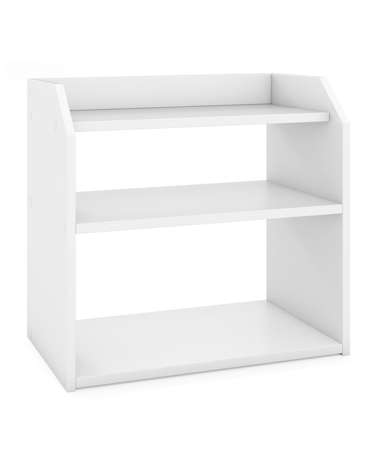 Click here for Sugift Three Tier Desktop Bookshelf with Raised Gu... prices