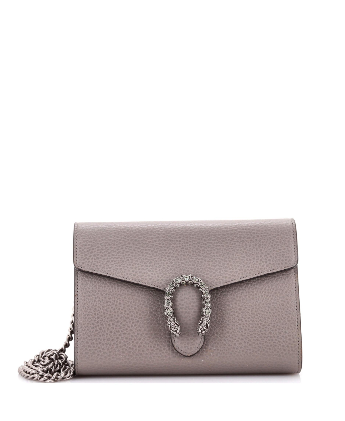 Click here for Pre-Owned Gucci Mini Dionysus Bag Leather - Grey prices