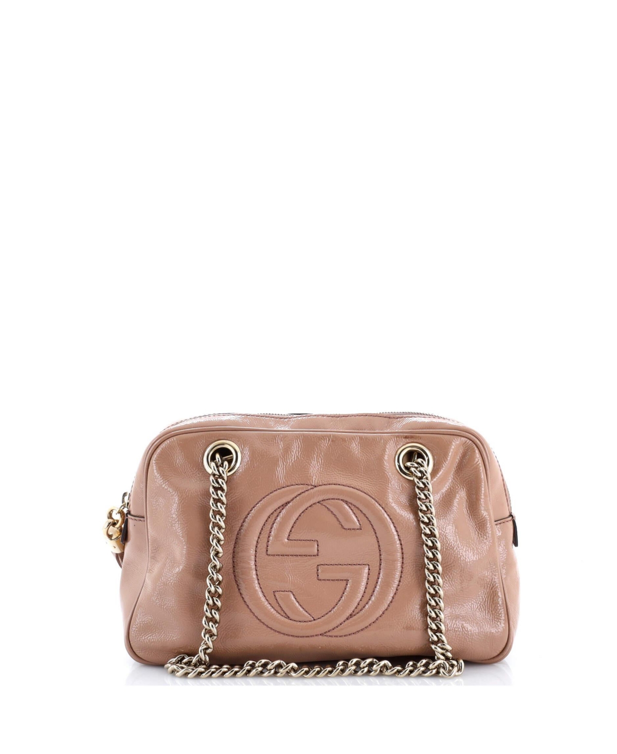 Click here for Pre-Owned Gucci Small Soho Chain Zip Shoulder Bag... prices