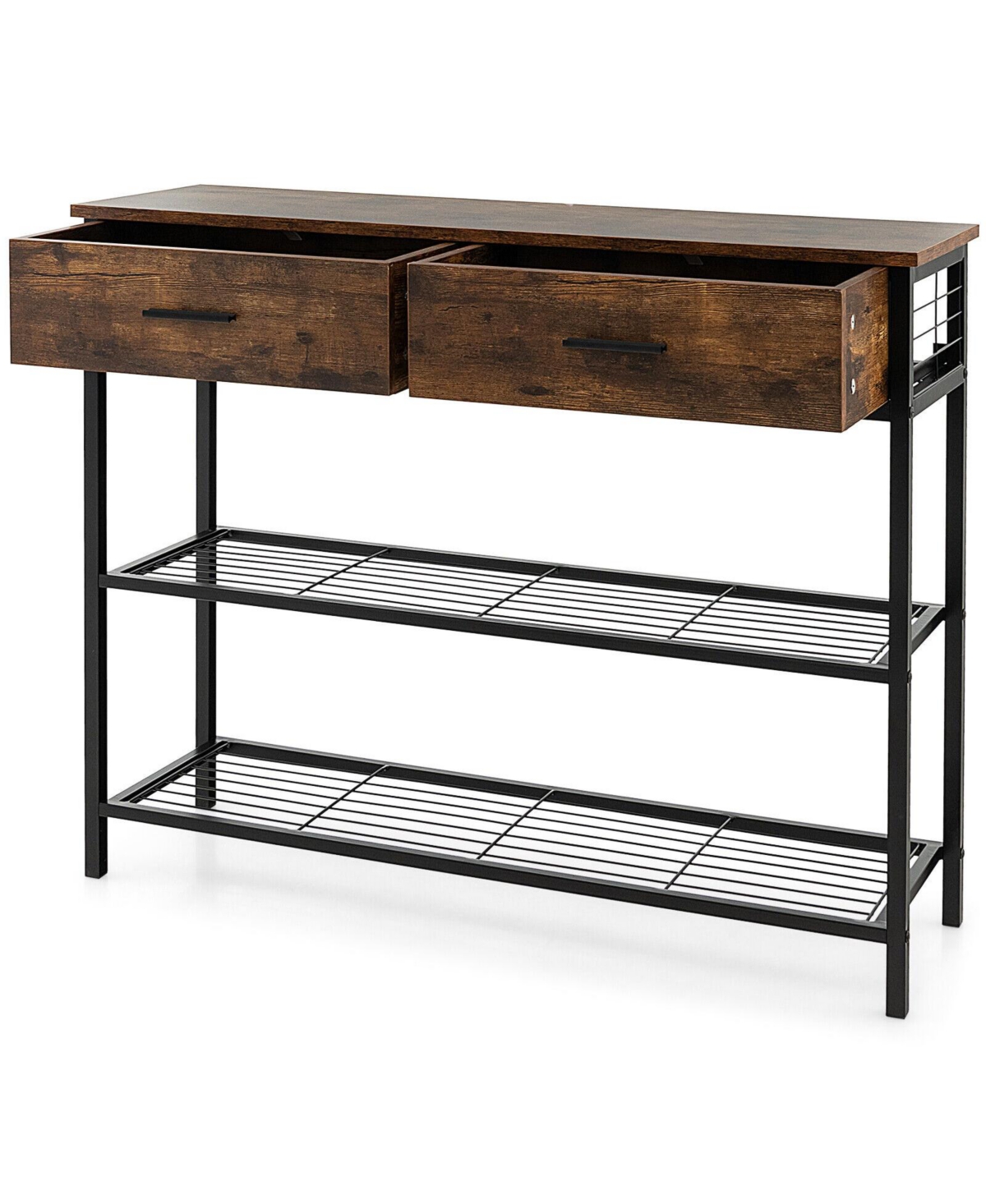 Click here for Sugift Entryway Console Table with Two Drawers and... prices
