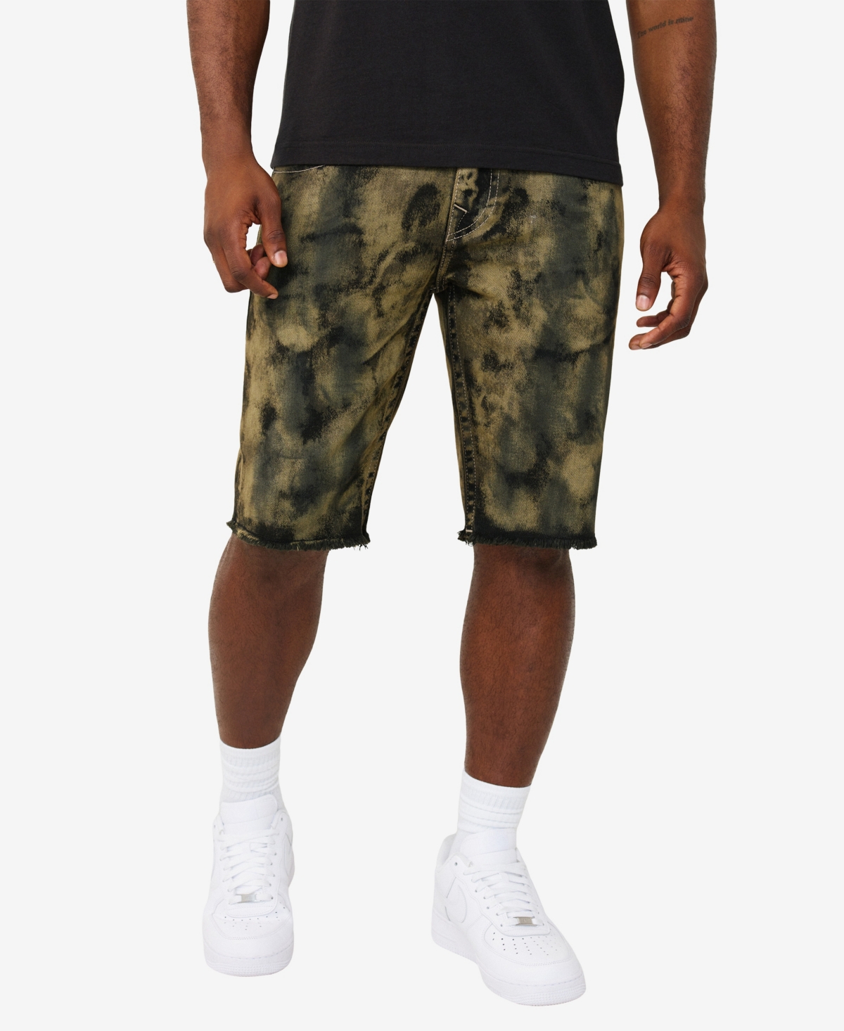 Click here for True Religion Mens Ricky Straight-Fit Denim Shorts... prices