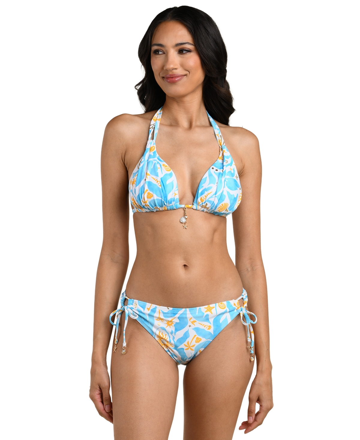 Click here for La Blanca Womens Trinket Treasures Halter Bikini T... prices