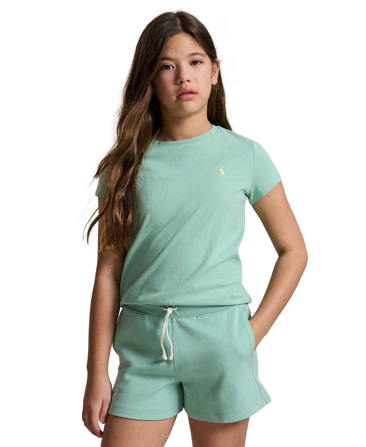 Click here for Polo Ralph Lauren Girls 7-16 Crewneck T-Shirt - Ce... prices