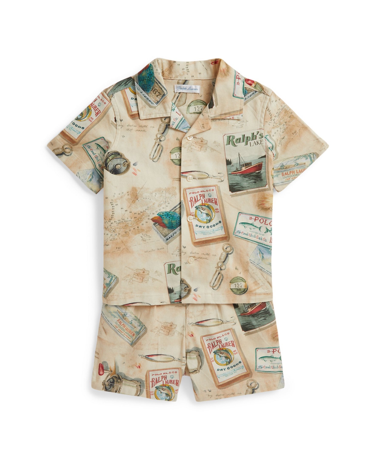 Click here for Polo Ralph Lauren Baby Boys Fishing-Print Chino Sh... prices