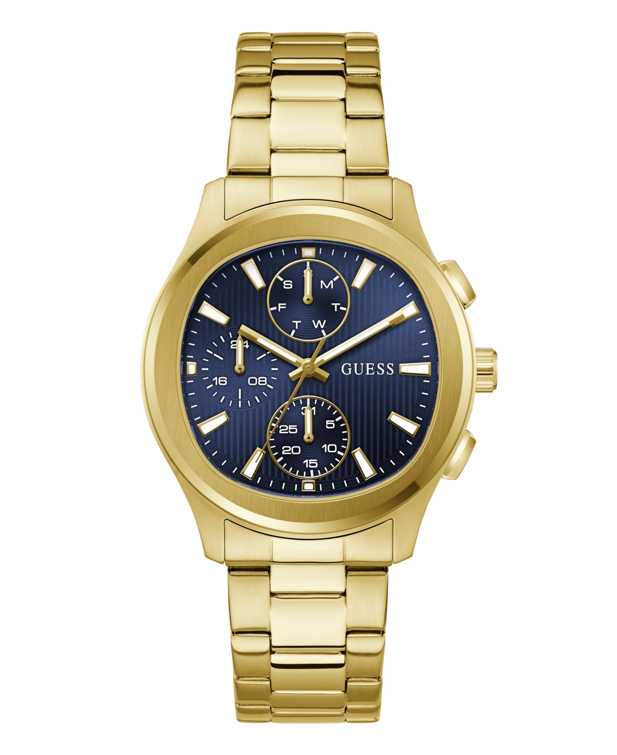 Click here for Guess Mens Gold-Tone Multi-Function Watch  40mm -... prices